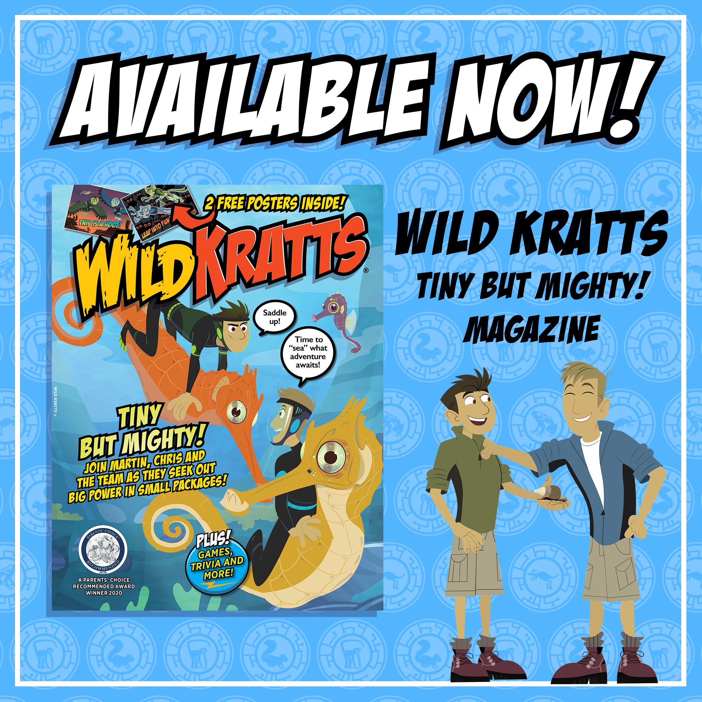 Wild Kratts "Tiny But Mighty!" Magazine OUT NOW! - Wild Kratts